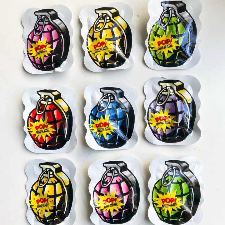 High Quality Auto Inflate Pop Grenade Mylar Balloon Bomb Bag Self ...