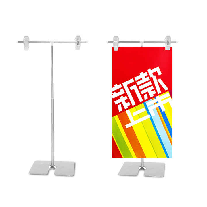 Adjustable T-shape L-shape Desktop Poster Display Stand Table Display ...