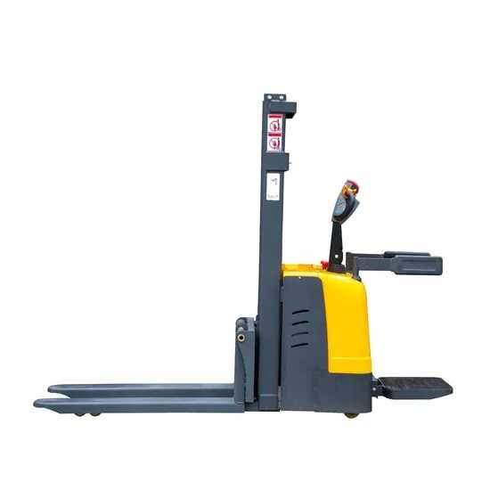 DAVOO 3m Electric Pallet Stacker Walk Behind Forklift 1.5t Battery ...