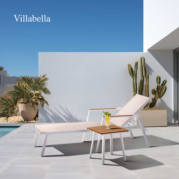 Luxury Outdoor Chaise Lounge - Modern Hotel Resort Furniture