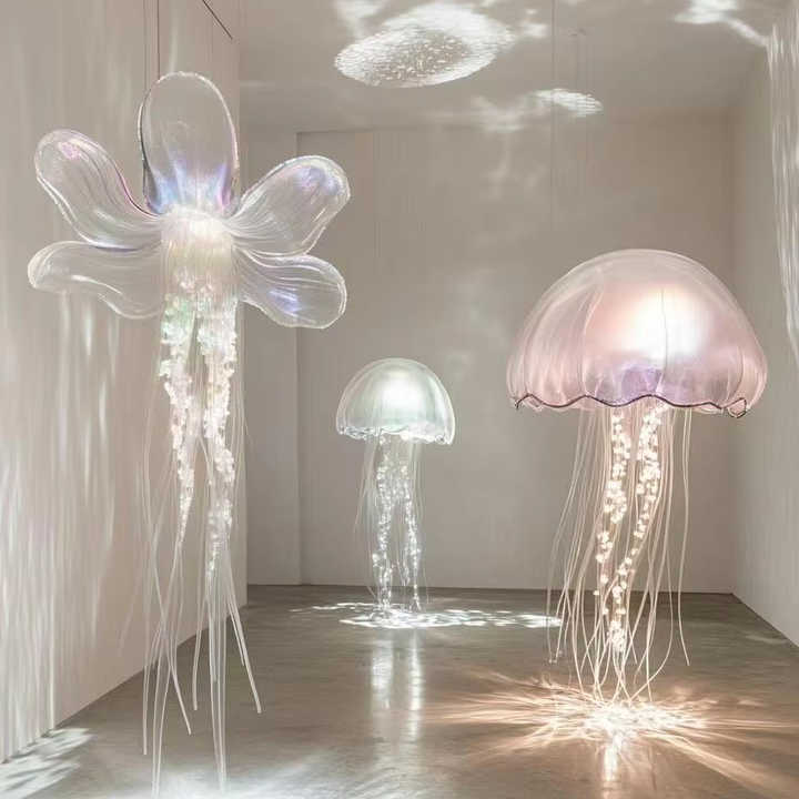 Giant Artificial Jellyfish Art Installation Backdrop for Wedding Home ...