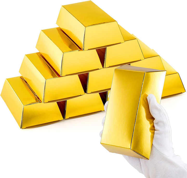 Custom Gold Bar Bullion 1 Ounce - Real Gold Brick Plated Bars