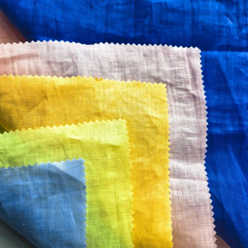17*21/52*53 100%linen fabric naturally breathable fabric with washed ...