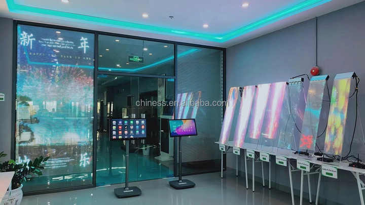 CNS-P-P10 Flexible Transparent LED Screen Display Film - OEM