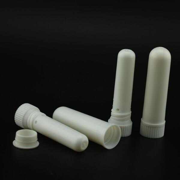 White Blank Nasal Inhaler Tube - Perfect for Cosmetics