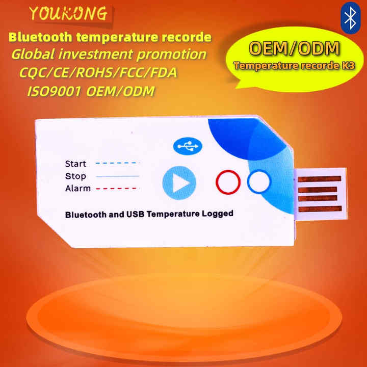 Single Use USB Temperature Humidity Recorder - Bluetooth Data Logger ...