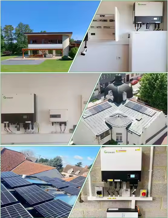 Growatt ES Plus Single Phase Inverter 6000VA 6KW 230VAC Offgrid Solar ...