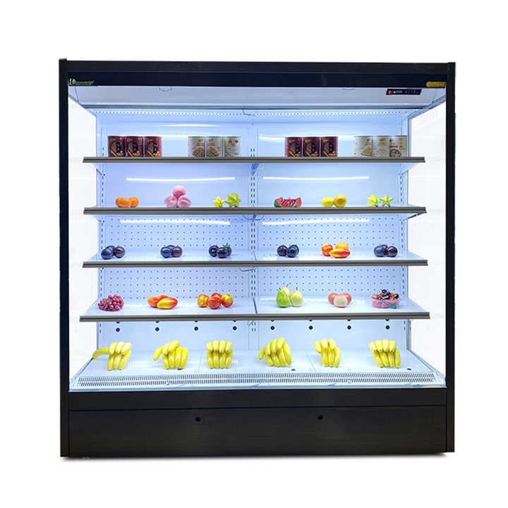 Luxury Supermarket Fresh Vegetable Display Chiller Open Air Cooler for ...