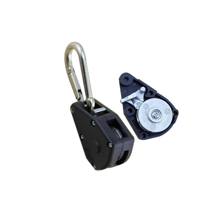 House Hydroponics Rope Ratchet Grow Hanger Rope Sheave Pulley 2PCS 1/8 ...