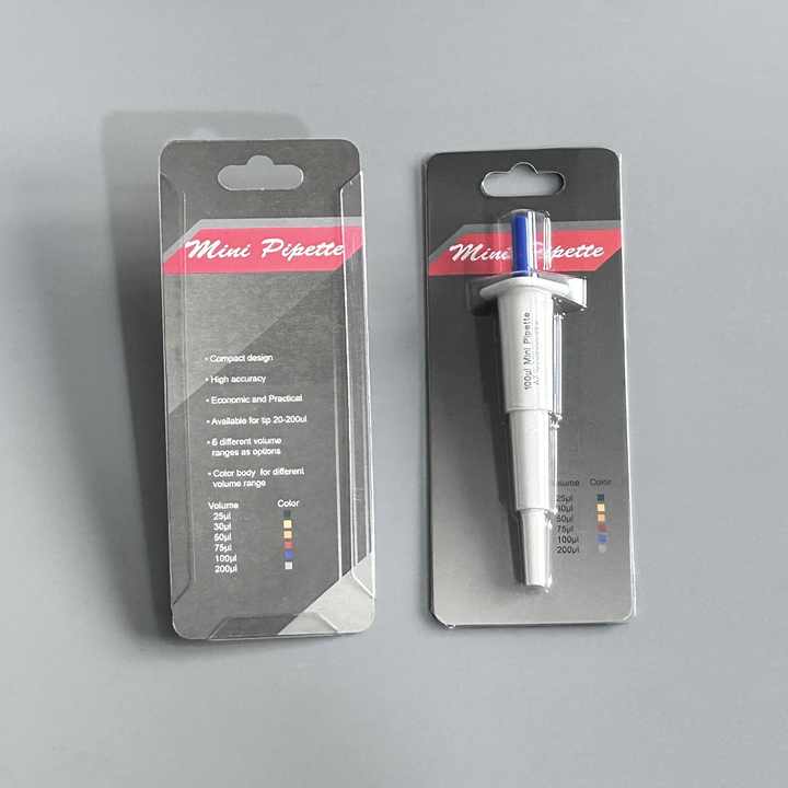 Mini Pipette with 10ul 20ul 25ul 30ul 100ul 200ul Fixed Volume Colorful ...