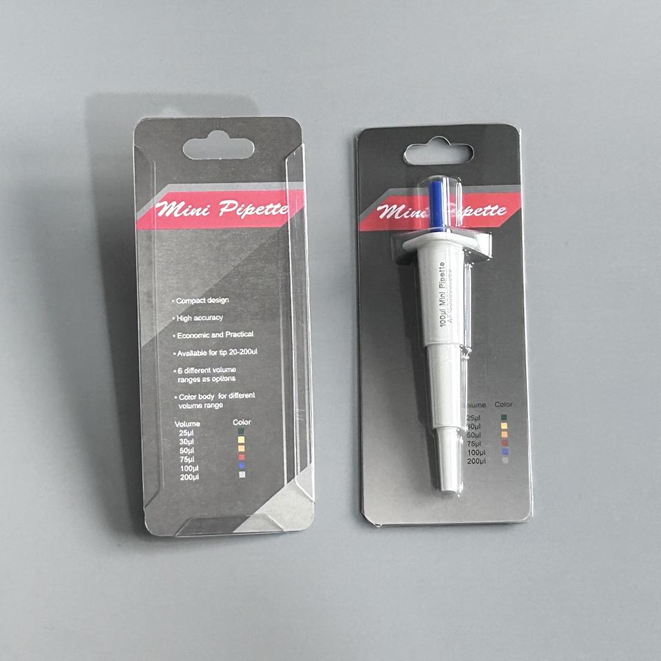 Mini Pipette with 10ul 20ul 25ul 30ul 100ul 200ul Fixed Volume Colorful ...