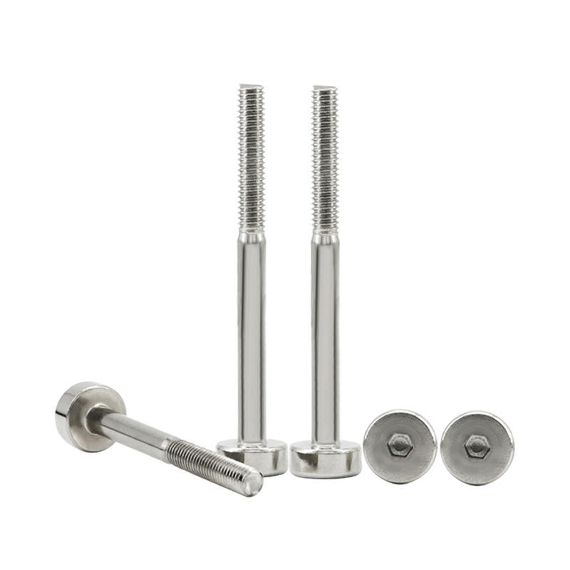 Grade 10.9 Galvanized Hex Socket Steel Screws M3 M4 Large Head Large ...