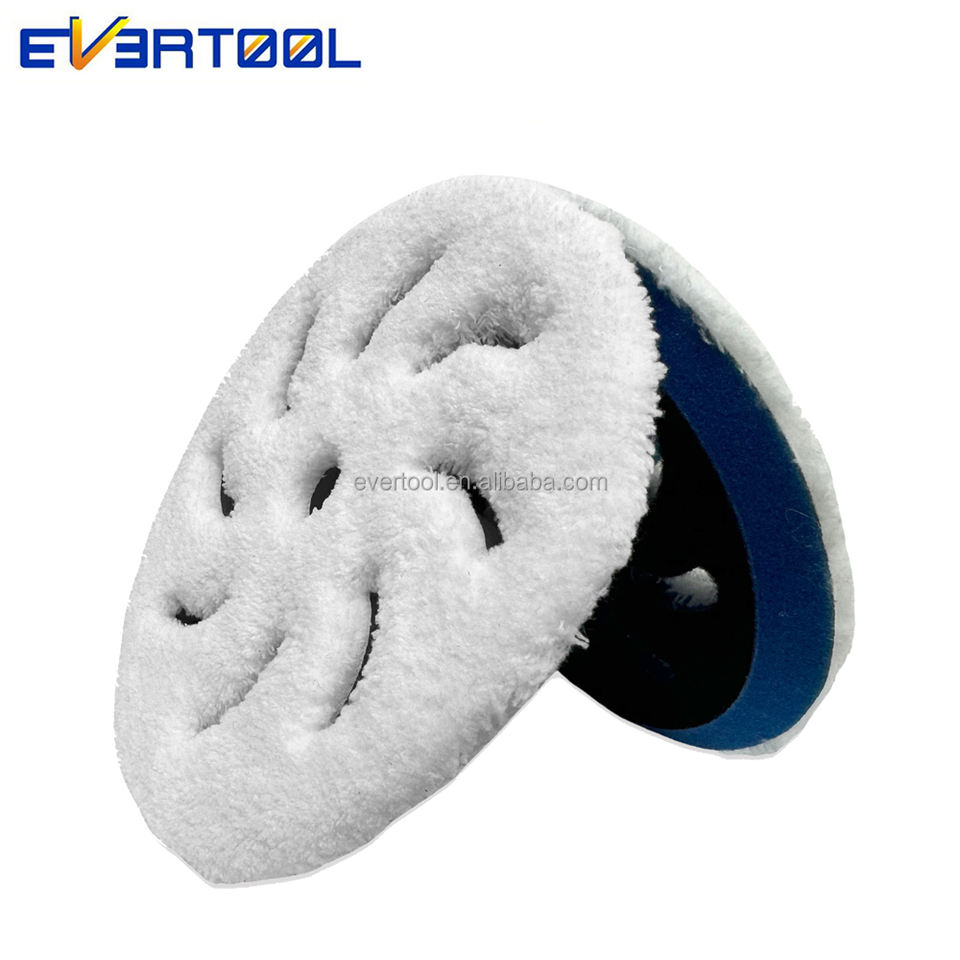 EVERTOOL Sponge Polishing Waxing Wheel with Microfiber Backing, Fast ...