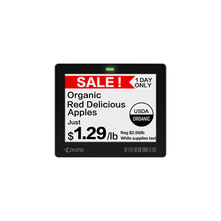 Organic Shelf Label