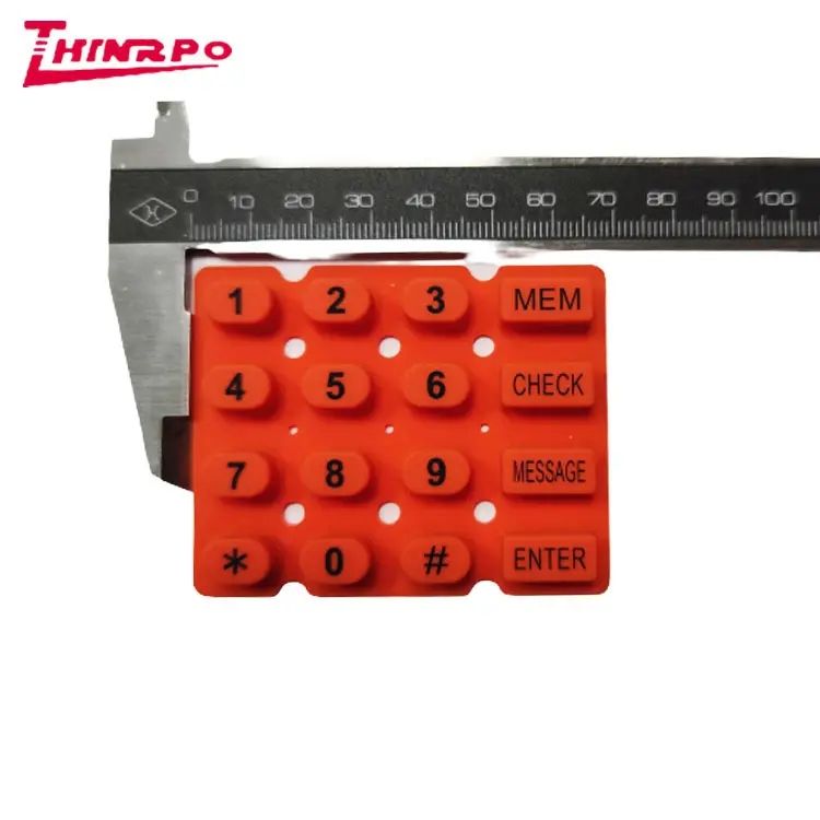 Custom 4x4 Keypad Matrix - Eco-Friendly Silicone Keypad