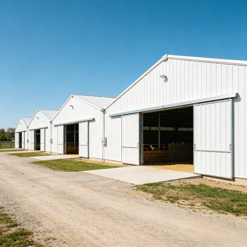 Prefabricated Steel Structure Poultry House Low Cost Light Steel Frame ...