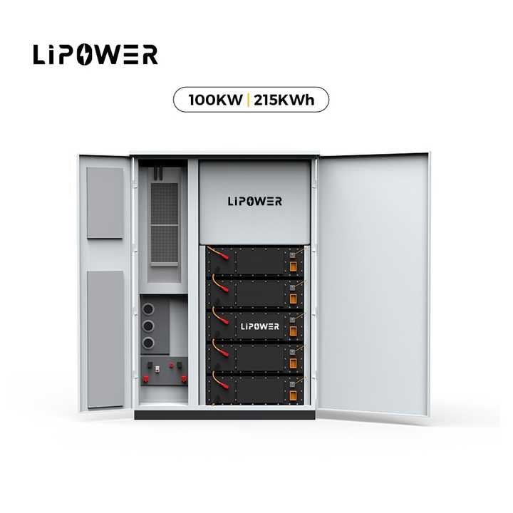 LIPOWER 100kw 215kwh BESS Liquid Cooling Energy Storage