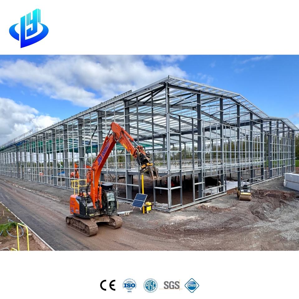 High Quality Prefabricated Steel Structure Warehouse With Office ...