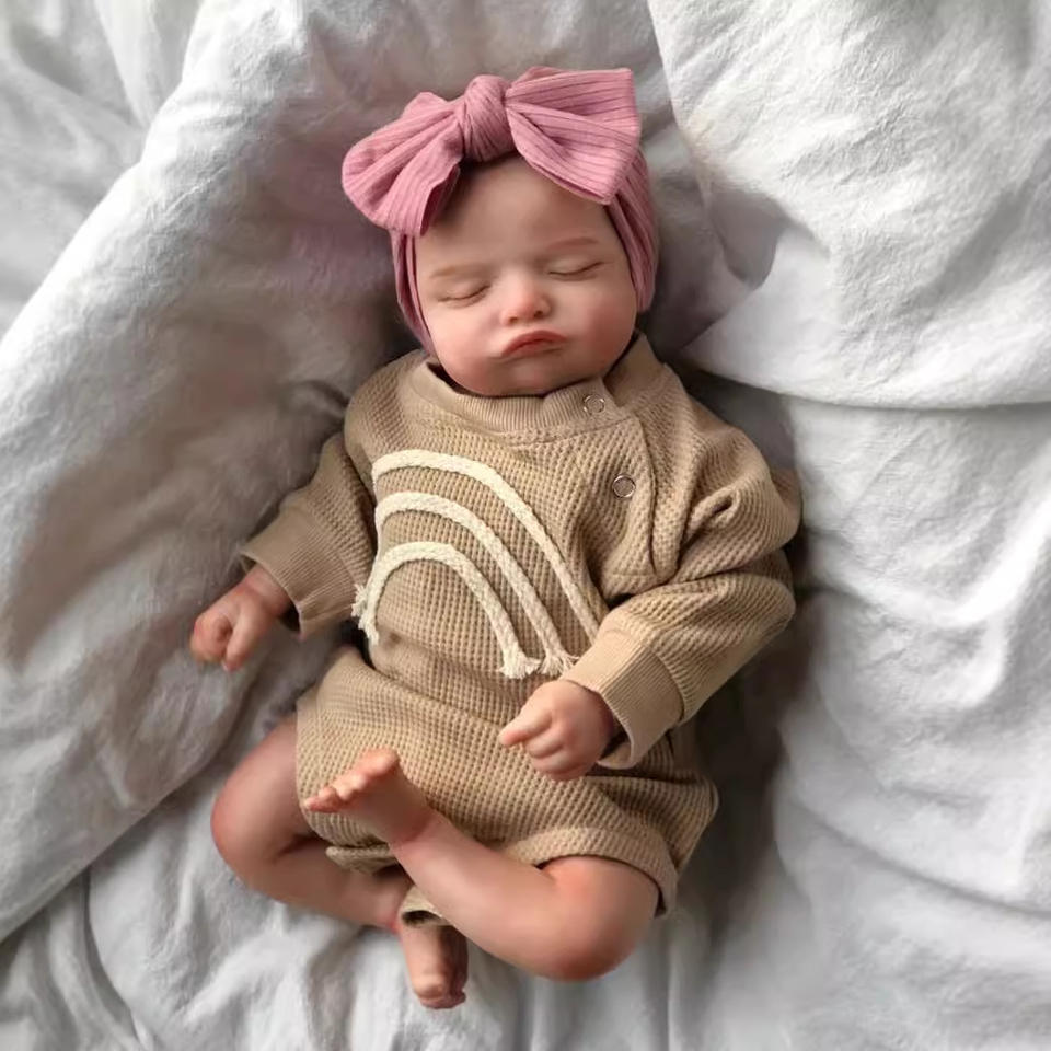 YOSI Girls 20-Inch Ultra-Realistic Reborn Baby Doll Handmade Cotton ...