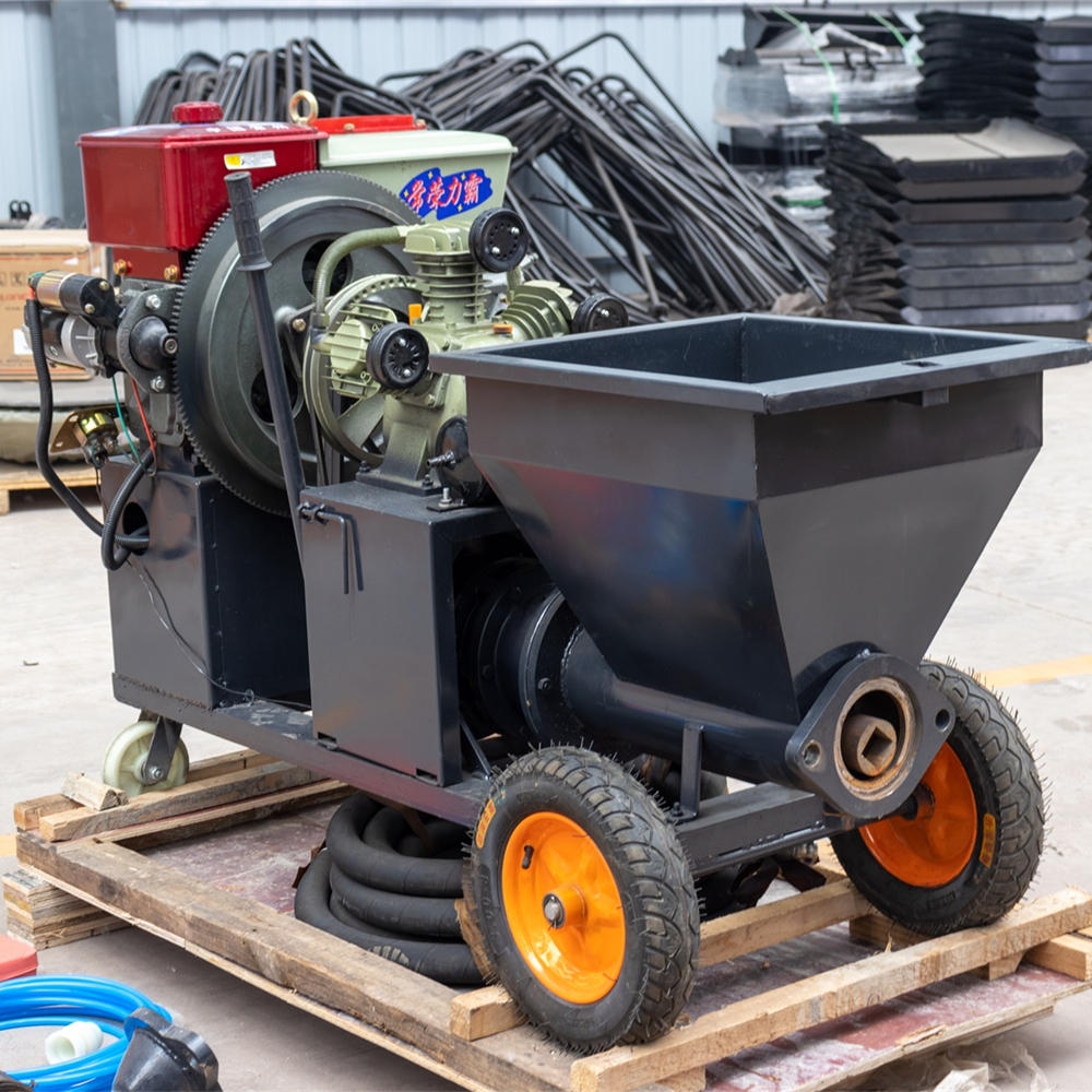 Concrete spraying machine mortar indoor and outdoor wall plastering ...
