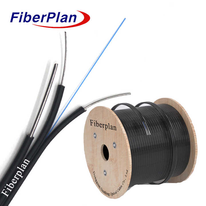 Fiberplan GJYXCH fiber optic 2 core outdoor ftth drop cable 1 core ...