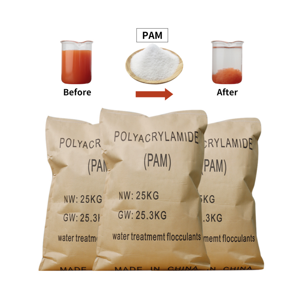 Waveclean PAM Industrial Chemical Raw Materials for Water Treatment
