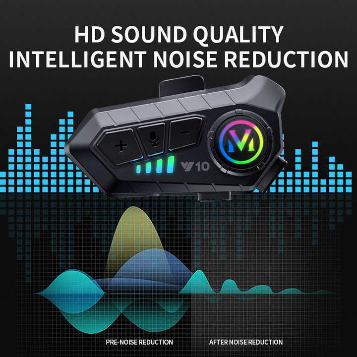 Y10 Helmet Earbuds Headphone Intercom Motorcycle Helmet Motorcycle ...