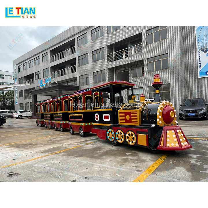 Outdoor Locomotive Train Rides - Fun for Kids & Tourists