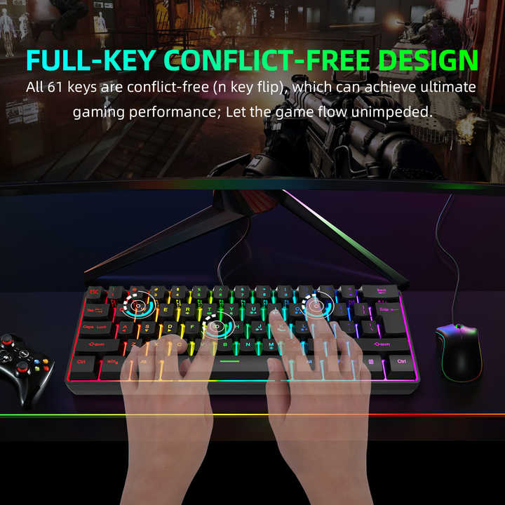 Custom Computer Keyboards with RGB Backlight for Gaming