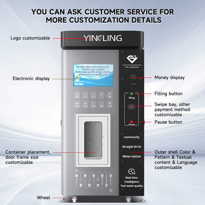 Self Help Coin Water Machine - Pure Water Vending Solution