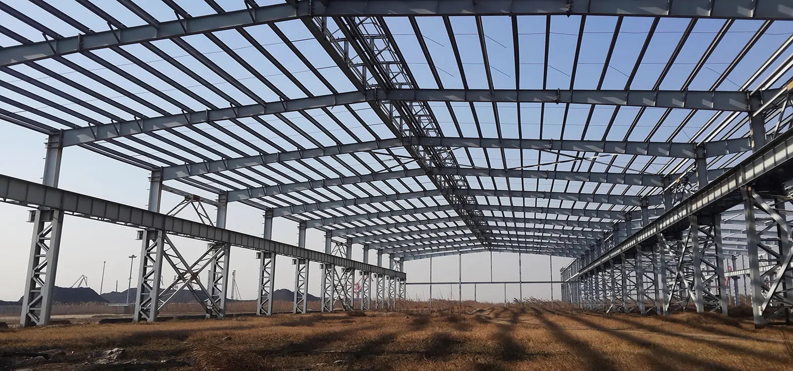Steel Structure Light Building Workshop Warehouse Hot Rolled Steel Grade