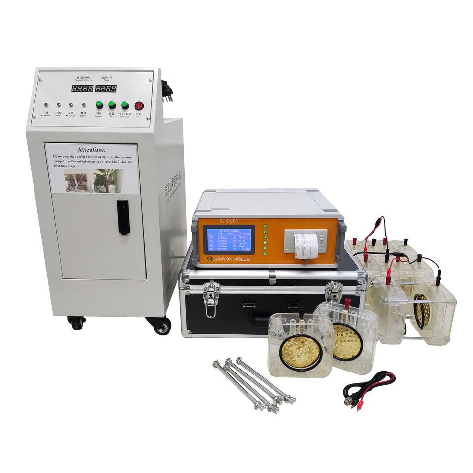 SY-RCPT 50mm Specimen Thickness Concrete Air Permeability Test ...