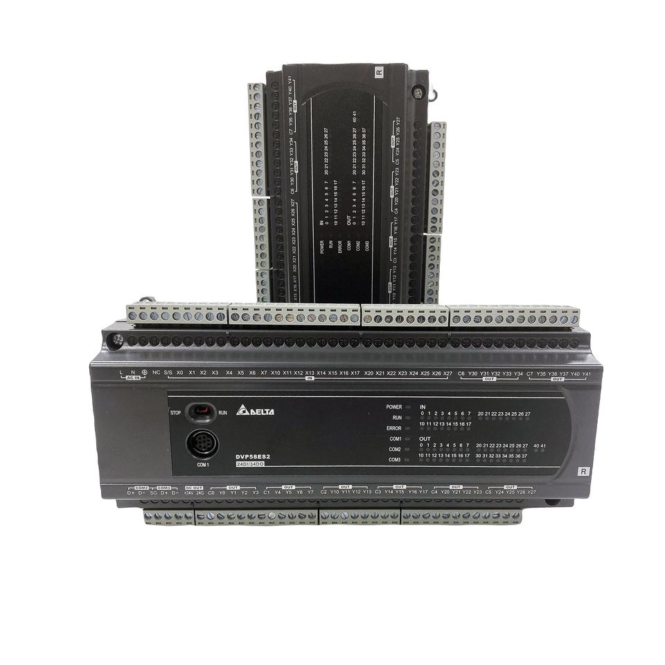 Delta ES2 Series PLC Expansion Module DVP40ES200TD with 64 I/O Points ...