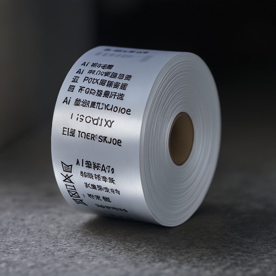 Custom Label Custom Barcode Printing Washing Label for Baby Clothing ...