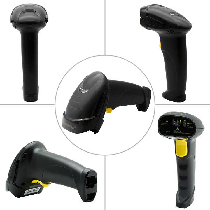 Xincode X-9100 USB Barcode Scanning 1D Wired Barcode Scanner Handheld ...