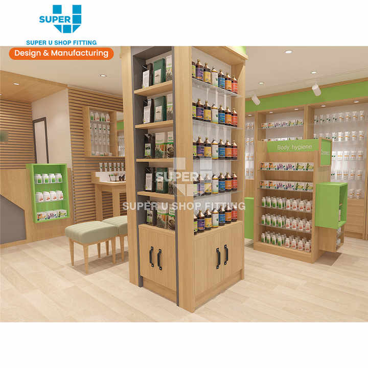 Retail Medicine Shop Interior Design Decoration Ideas Shopfitters ...