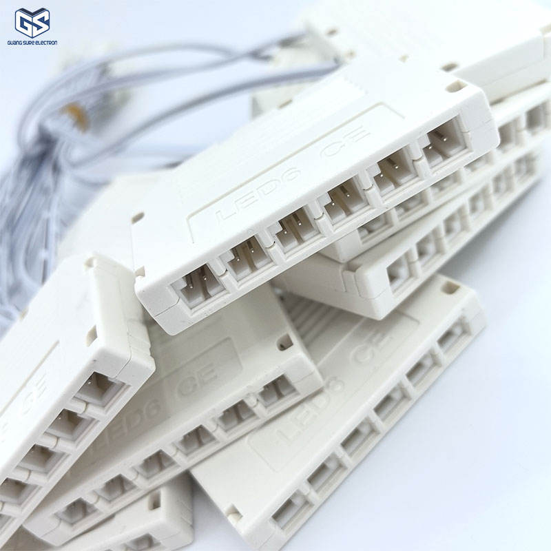 6-Position Junction Box with Pure Copper Wire for Cabinet Light Power ...