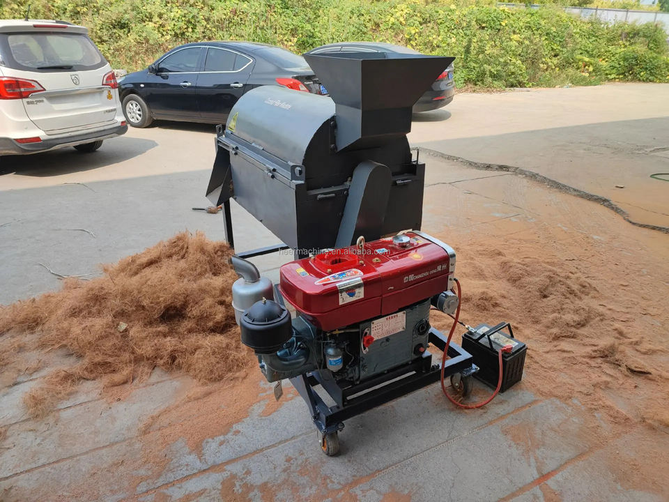 Automatic Coconut Fiber Grinding Machine Philippine Coconut Coir Fiber ...