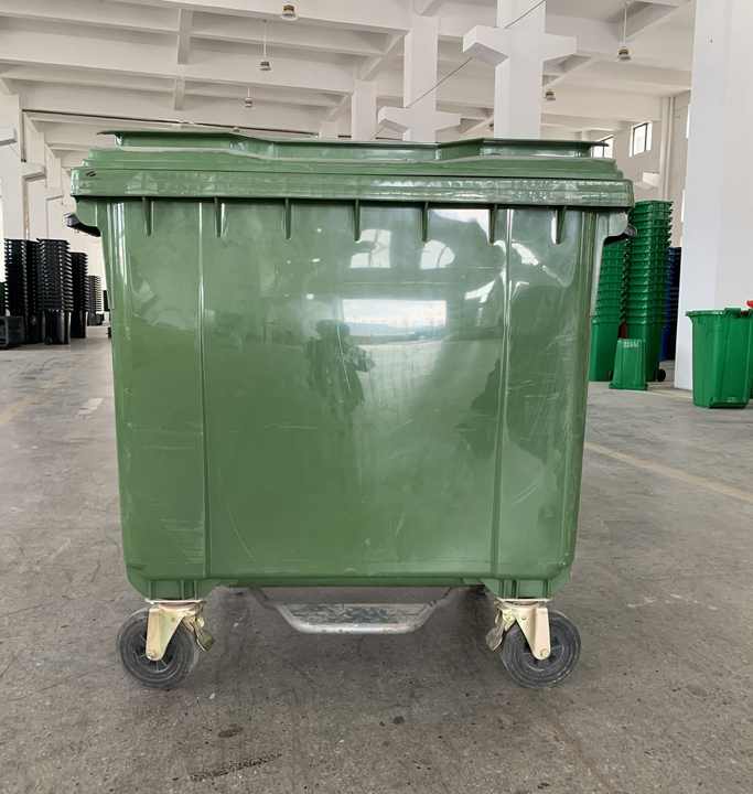 1100L Waste Bin - Durable, Mobile, and Versatile Container