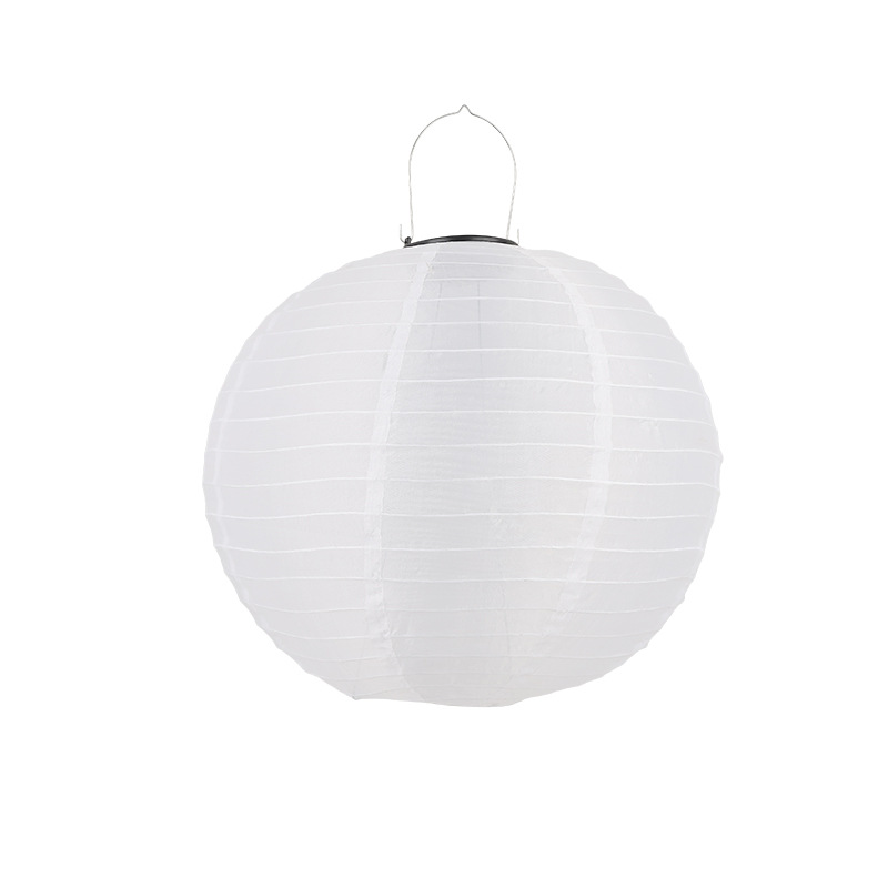Solar Outdoor Lantern Hanging Nylon Rechargeable Led Chinese Lighting