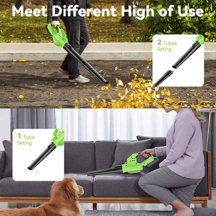 Electric Leaf Cleaner Lightweight Handheld Small Blower for Car Garden ...