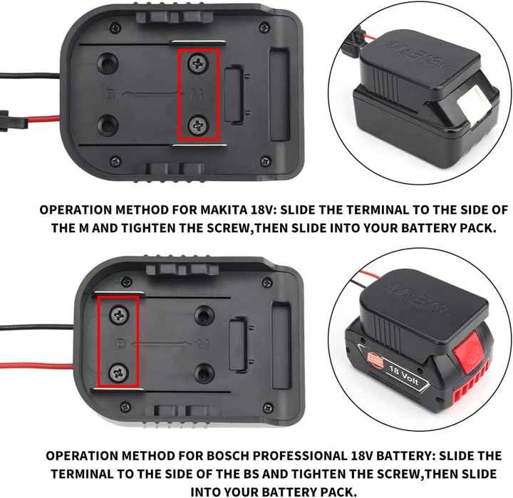 Power Wheels Adapter 30A Fuse 14 Gauge Wire Battery Connector Holder ...