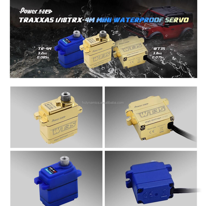 Power HD WT35 MINI Servo Steering Differential Lock Shift All-metal ...