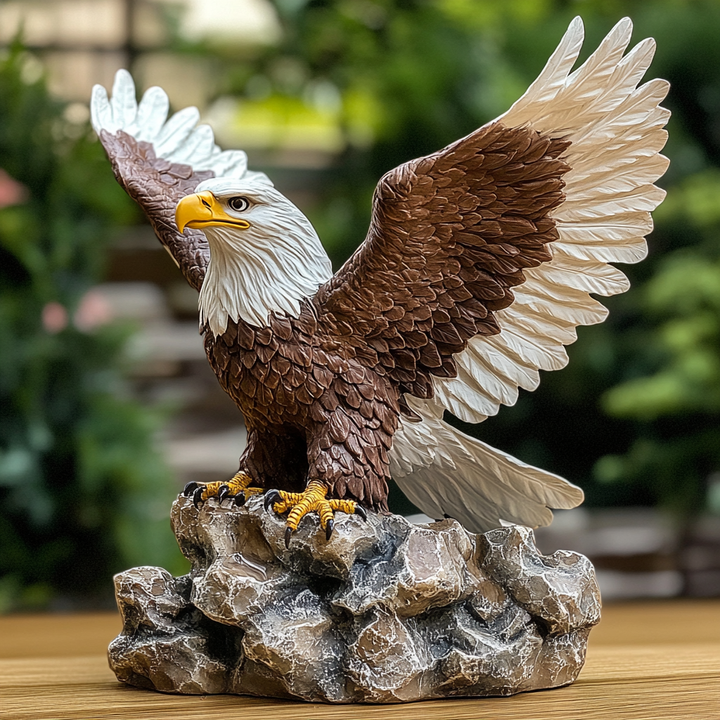 Realistic Resin Garden Eagle - Lifelike Animal Statues