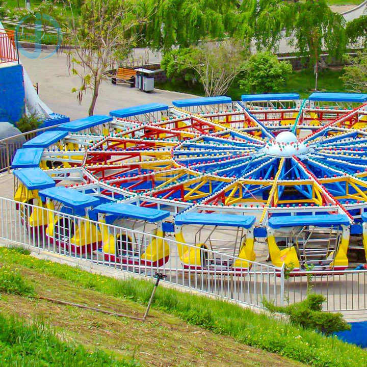 Outdoor Carnival Rides Park Attraction Funfair Thrill Rides Brave ...