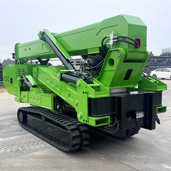 CE EPA EURO5 Derrick Vertical Spider Crane Remote Control Portable Mini ...