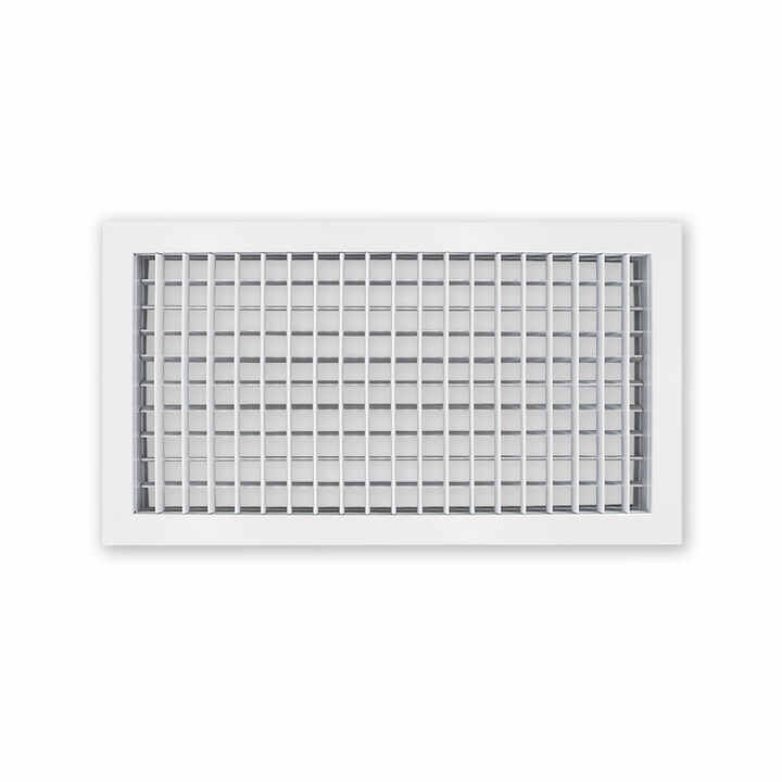 Double Deflection Air Grille with OBD for HVAC Systems