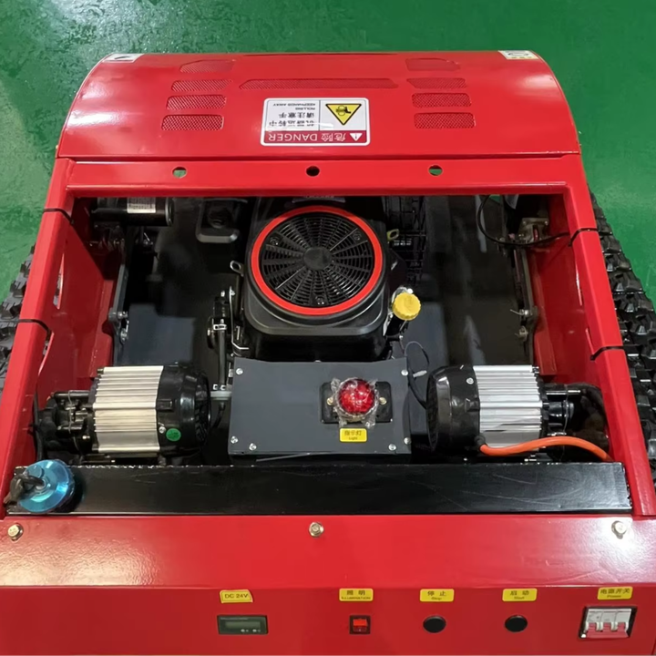 High-Speed Tracked Gasoline Lawn Mower, Tempered Steel Structure ...