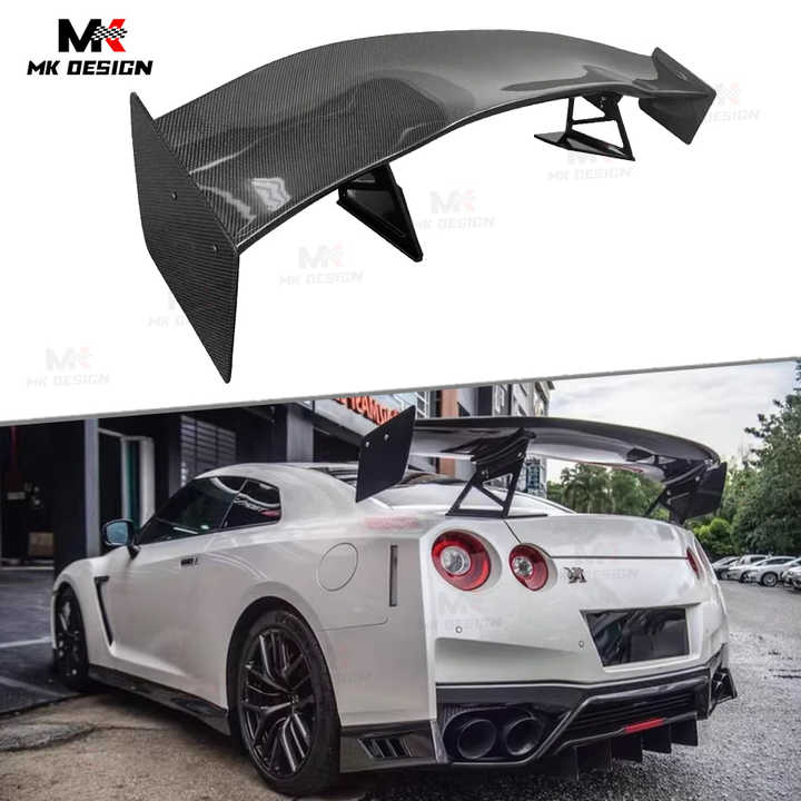 Real Carbon Fiber Rear Spoiler for Nissan GTR R35 2008+ Upgrade APR ...