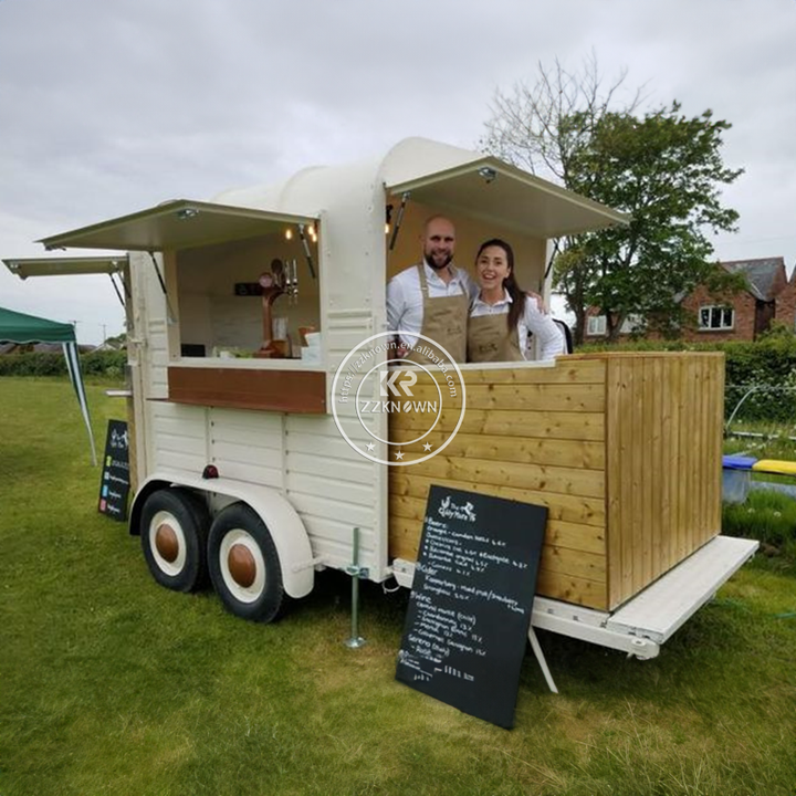 Outdoor Mobile Bar Retro Food Caravan Pizza Taco Truck